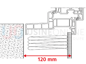 Fenêtre PVC Châssis Soufflet Sur Mesure
